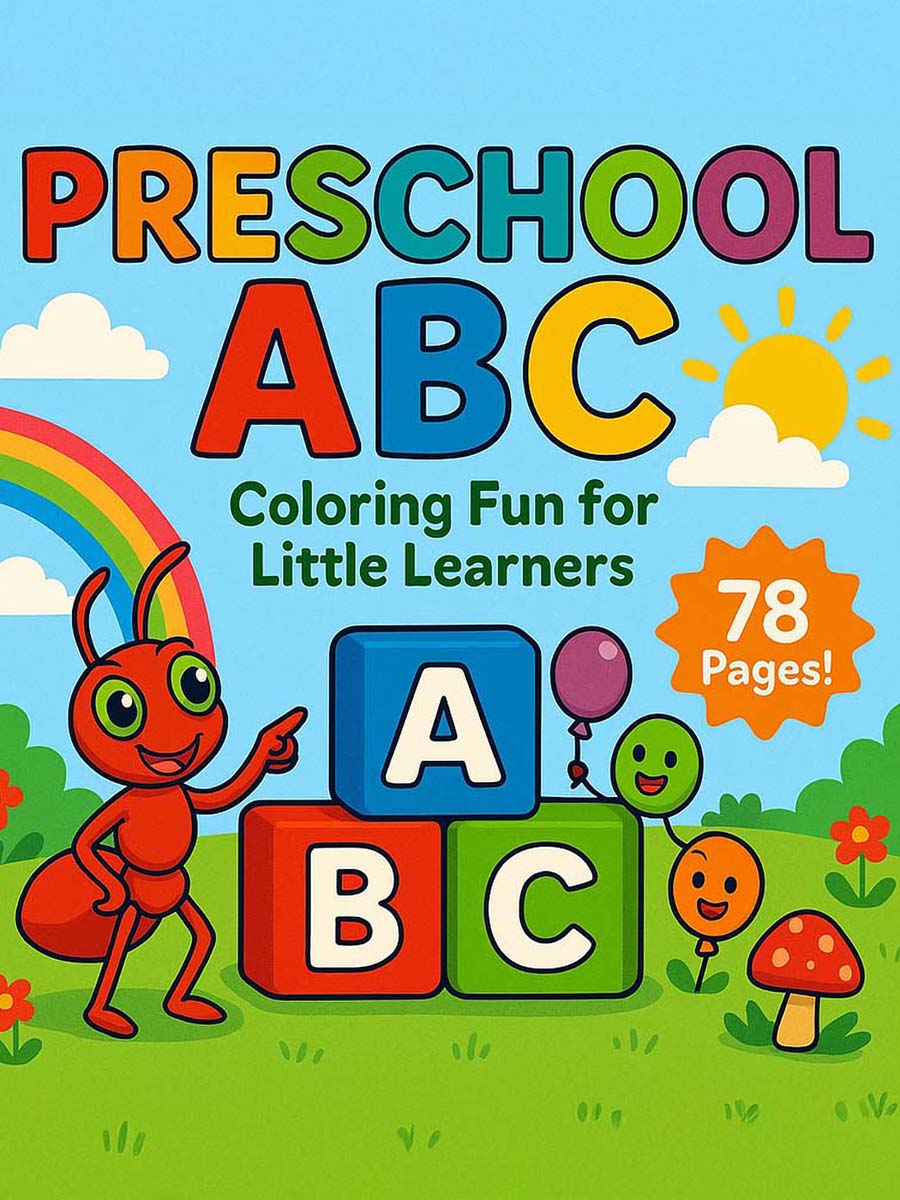 78 Preschool Alphabet Coloring Pages - Pauls Magic Coloring Store